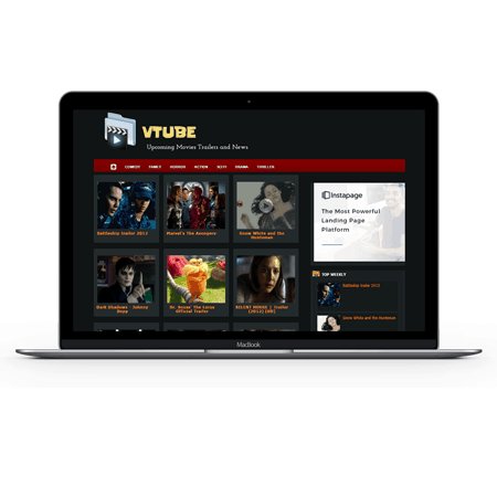 VTube - XML Blogger Templates